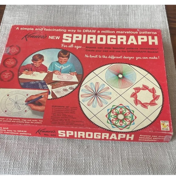 kenners | Games | 967 Kenners Spirograph Drawing Set Vintage Classic In ...